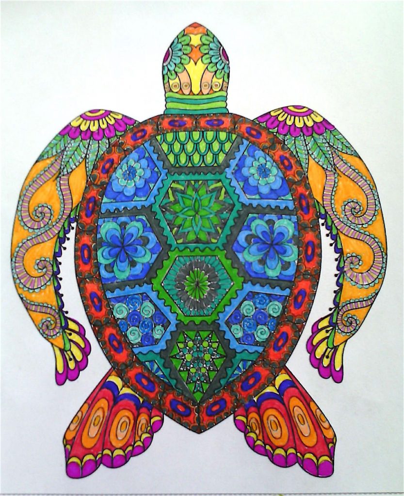 Mandala malen für Erwachsene als Entspannung - Stress abbauen