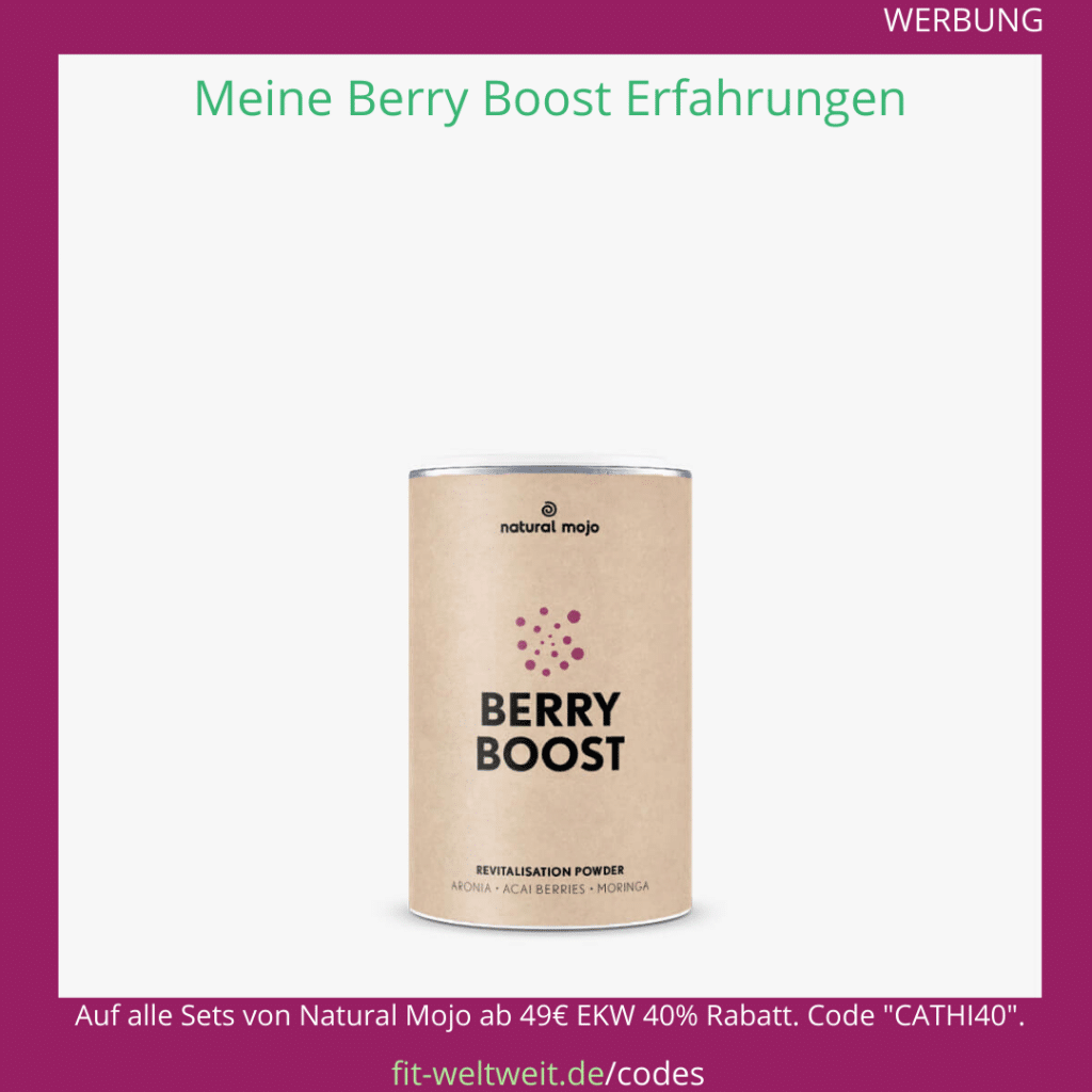 Berry Boost Natural Mojo Erfahrungsbericht (Daily Greens und Superfoods)