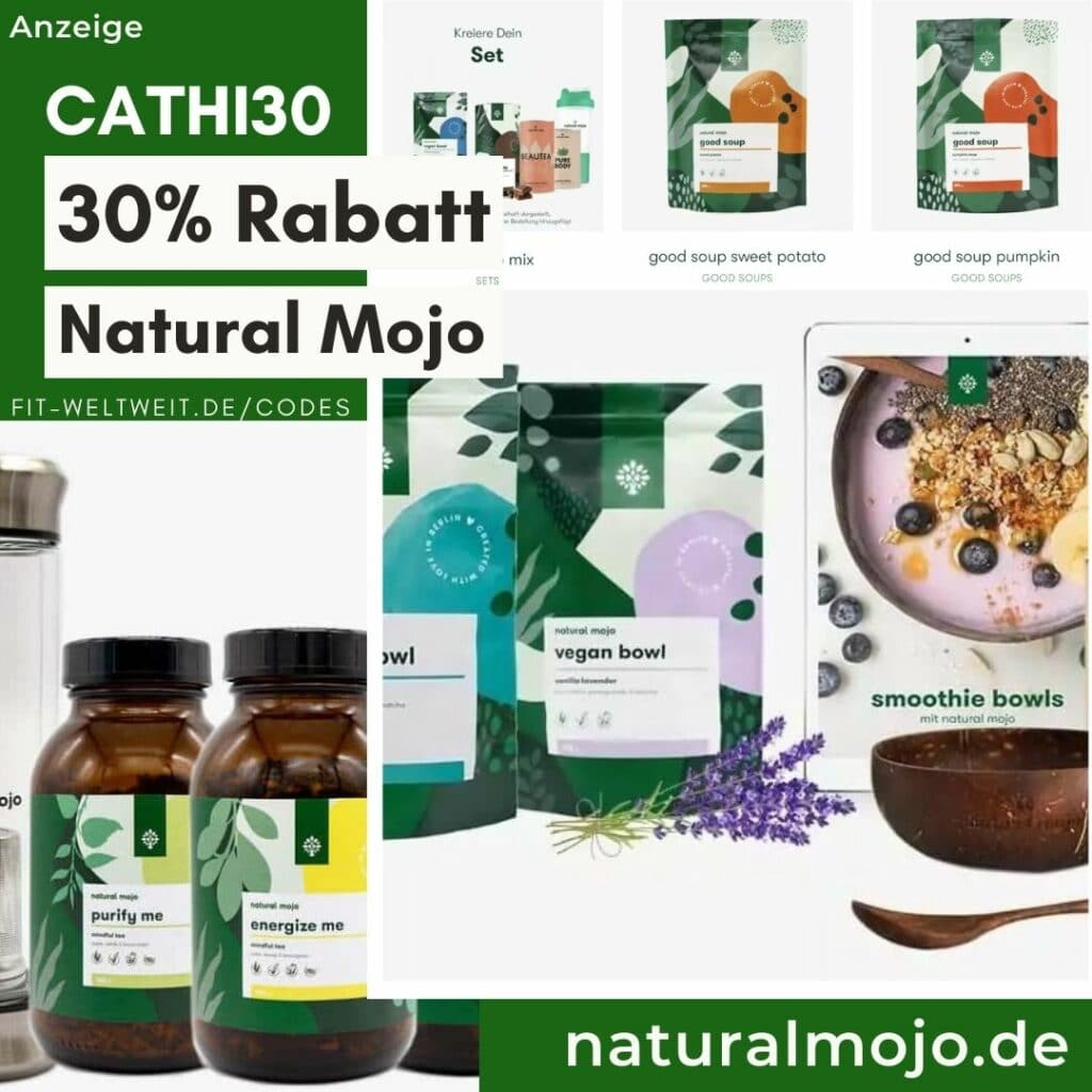 Natural Mojo Erfahrungen 2022 Abnehmen: Shakes & Caps, Diet, Skin