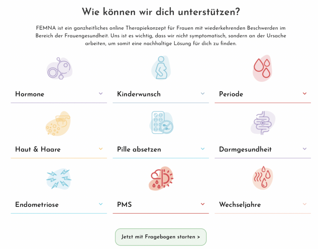 FEMNA Health Erfahrungen 2023 Tests für zuhause & Femna Care