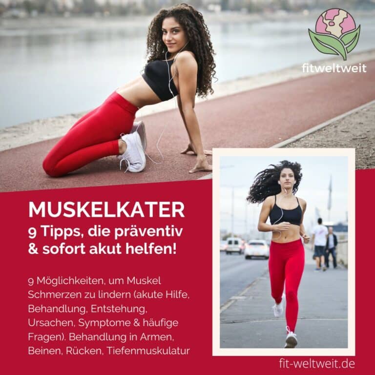 MUSKELKATER Tipps, akute Hilfe, Ursachen, Symptome lindern