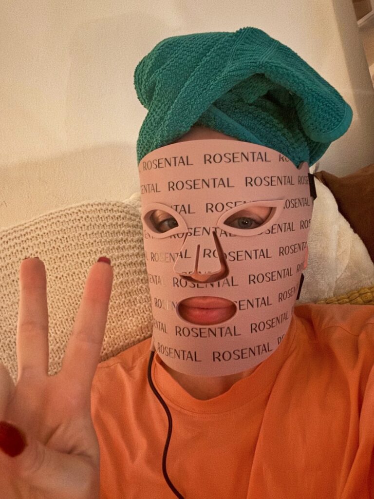 LED FACE MASK Rosental Organics Erfahrungen Licht Maske Test